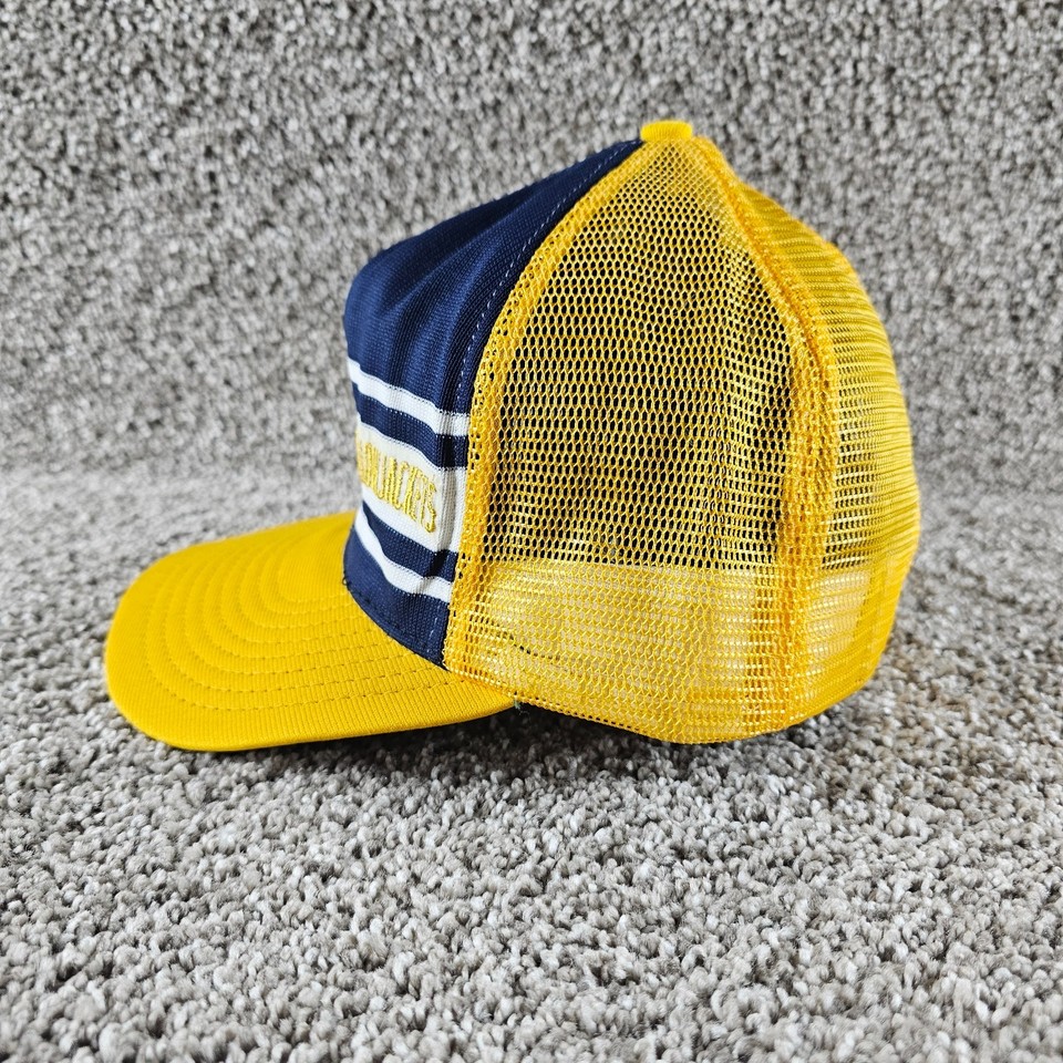 Vintage Georgia Tech Yellow Jackets Hat Cap Trucker Mesh Snap Back 80s ...