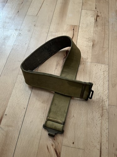 WW2 RAF 37 Pattern Webbing Belt with Brass Buckle 1937 dated AM Stamp ...