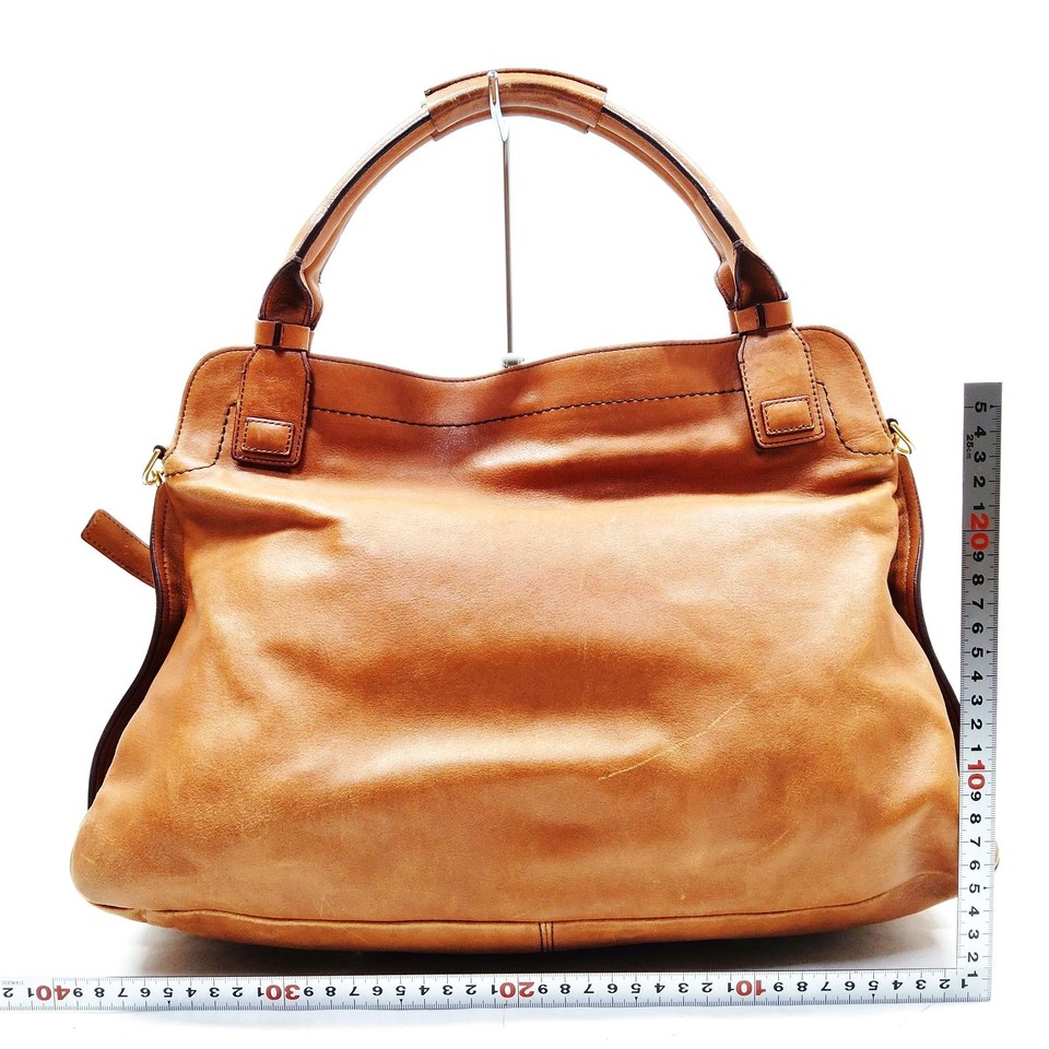 NO US TARIFF Chloe Hand Bag Brown Leather 2658204 | eBay