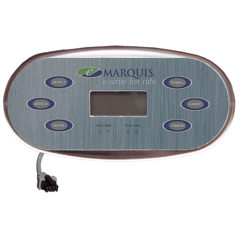 Marquis Spa E Series 545 Topside Control Panel 6 Button 2 Pump w ...