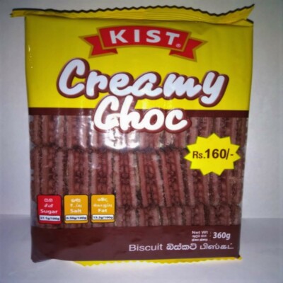 Chocolate Cream Biscuits Kist Creamy Choc Ceylon 360g Real 100% Quality ...