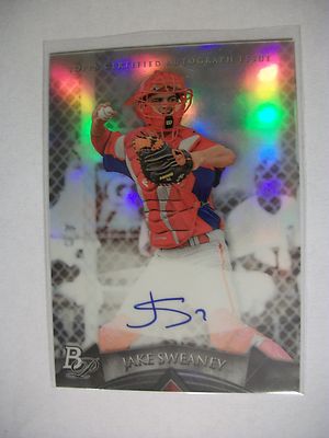 JAKE SWEANEY 2014 Bowman Platinum Refractor AUTO #AP-JS Phillies RC | eBay