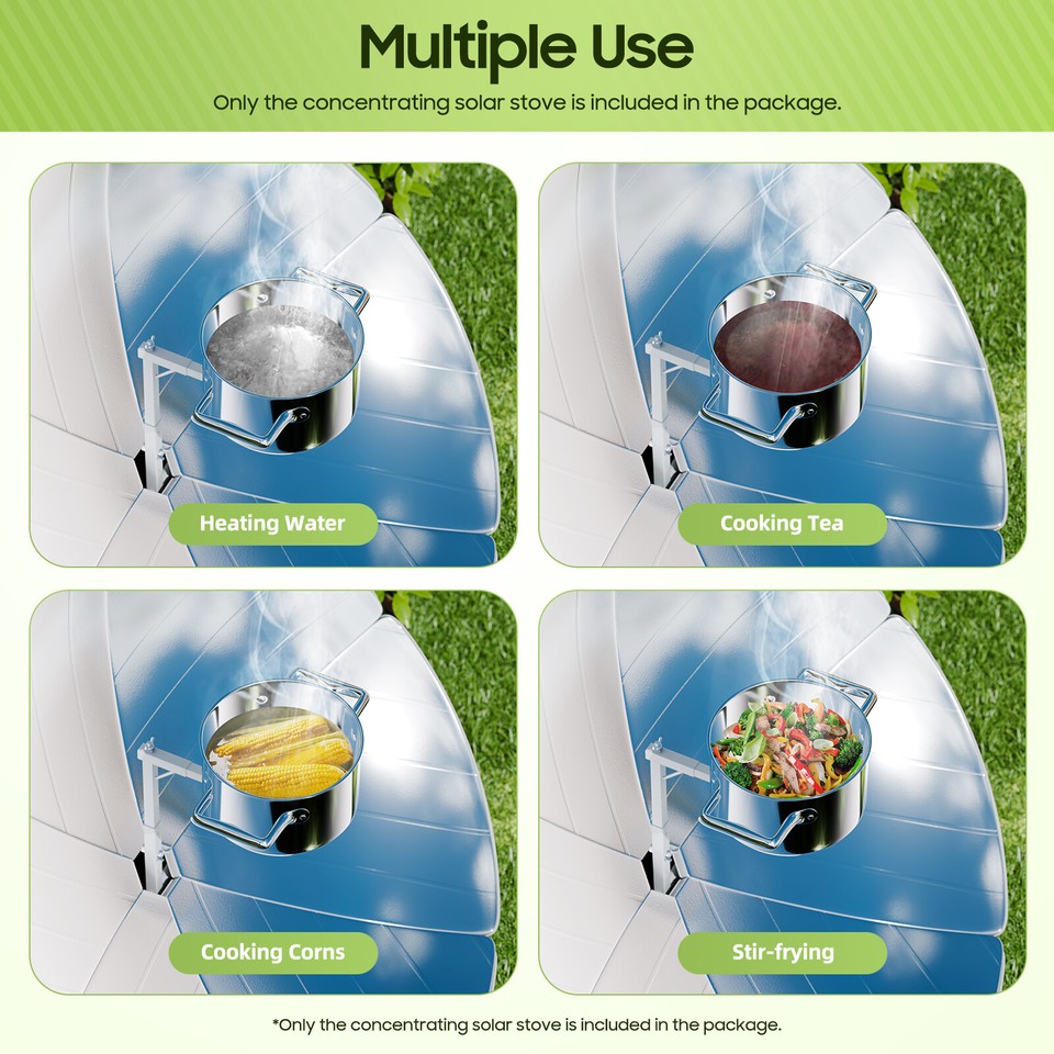 Parabolic Solar Cooker High Efficiency Outdoor Camping Sun Oven Hotsale ...