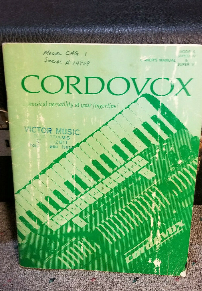Cordovox Accordion/Amp | eBay
