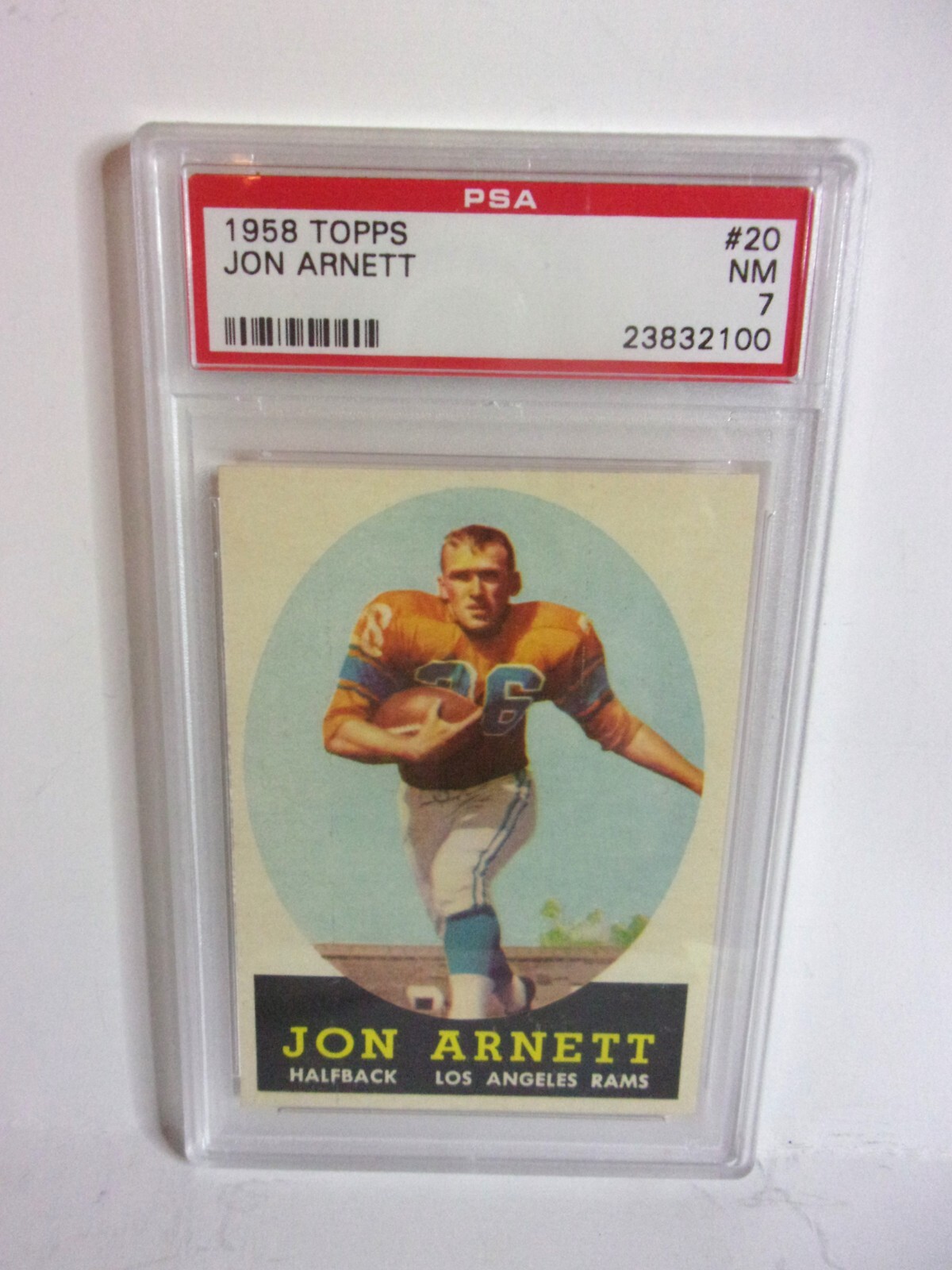 1958 Topps JON ARNETT #20 PSA NM 7 **Vintage** | eBay