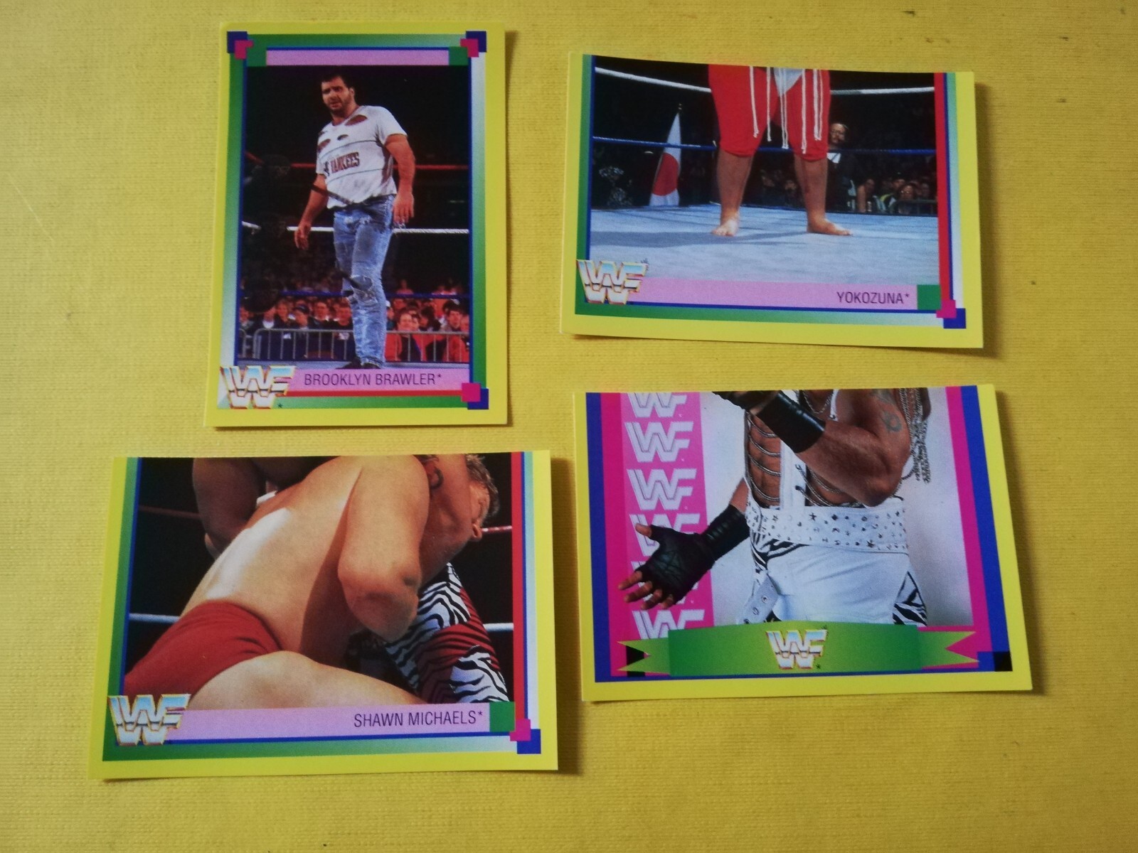 WWF STICKERS MERLIN BRET HART PINK ALBUM 1993 SELECT THE STICKER YOU ...