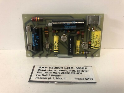 NEW OLD STOCK! PALL TRINITY MICRO AIR DRYER CIRCUIT BOARD 6CB1522-1D4 ...