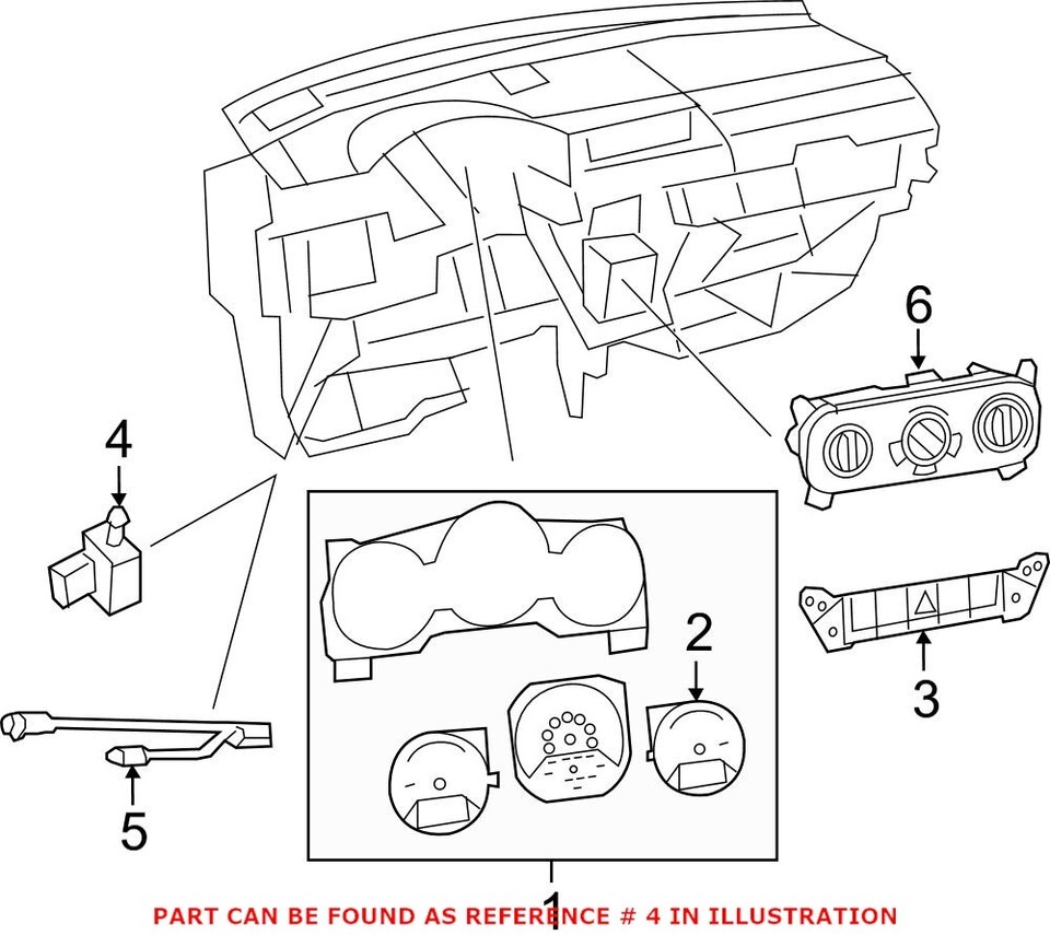 Genuine OEM Mopar Brake Light Switch For Chrysler Patriot Jeep ...