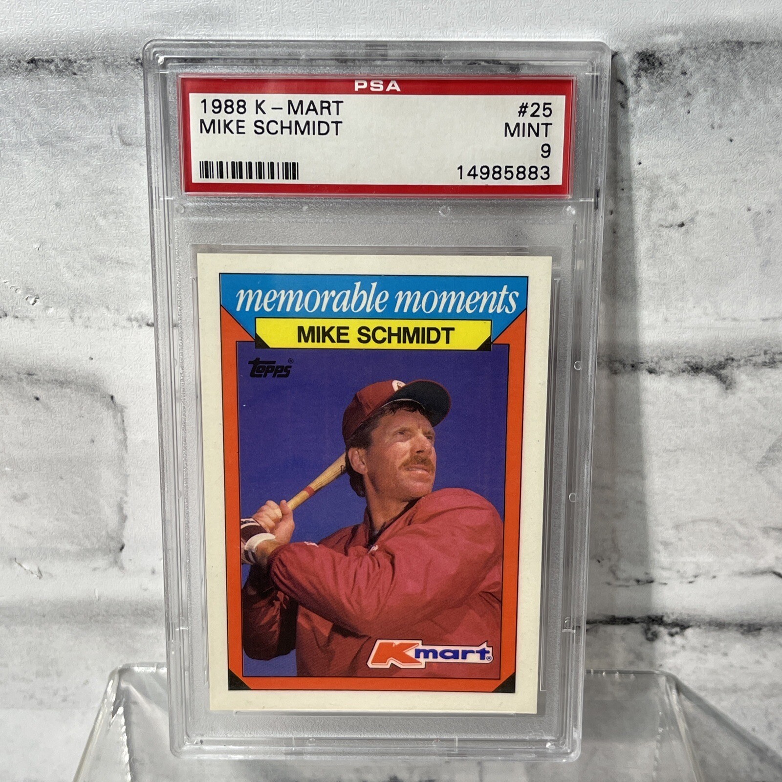 1988 Topps Kmart Memorable Moments - #25 Mike Schmidt for sale online ...