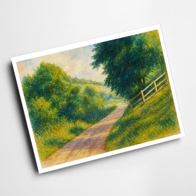 A4 PRINT - Brantingham Dale, Elloughton (a) - Vintage Art Style | eBay UK