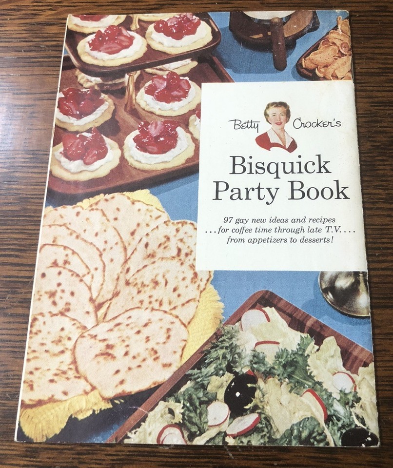 Vintage 1957 Betty Crockers Bisquick Party Book Booklet - 27 pgs | eBay