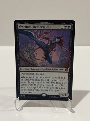 MTG, Gwenom, Remorseless (#0286), Marvel Spider-Man, Gift Promo Foil ...