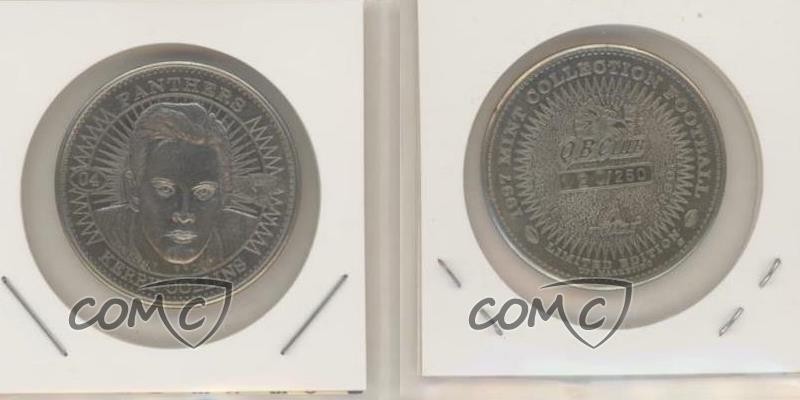 1997 Pinnacle Mint Collection Coins Silver Proof /250 Kerry Collins #04 ...