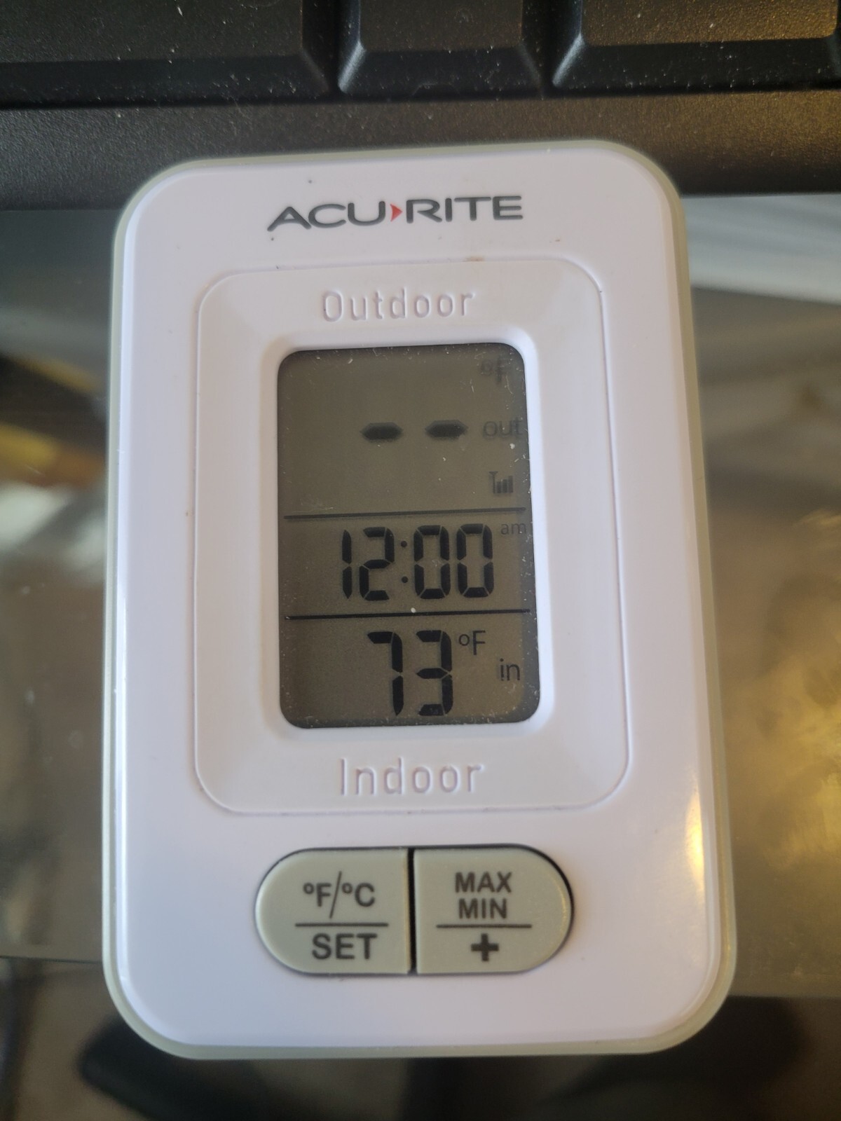 Acurite 02044W1 Wireless Thermometer Indoor/Outdoor Display Clock *Display Only* | eBay