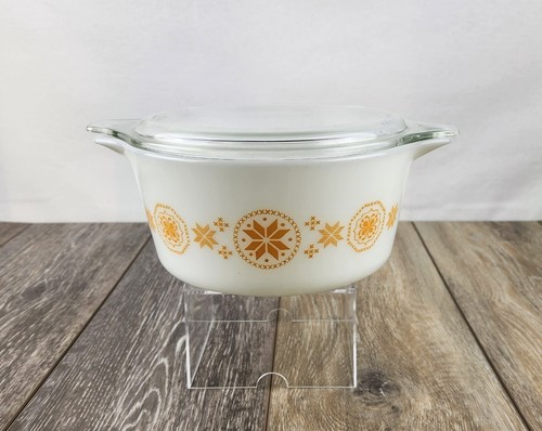 Pyrex Orange Town and Country 1.5 Qt Casserole Dish with Lid #474 ...