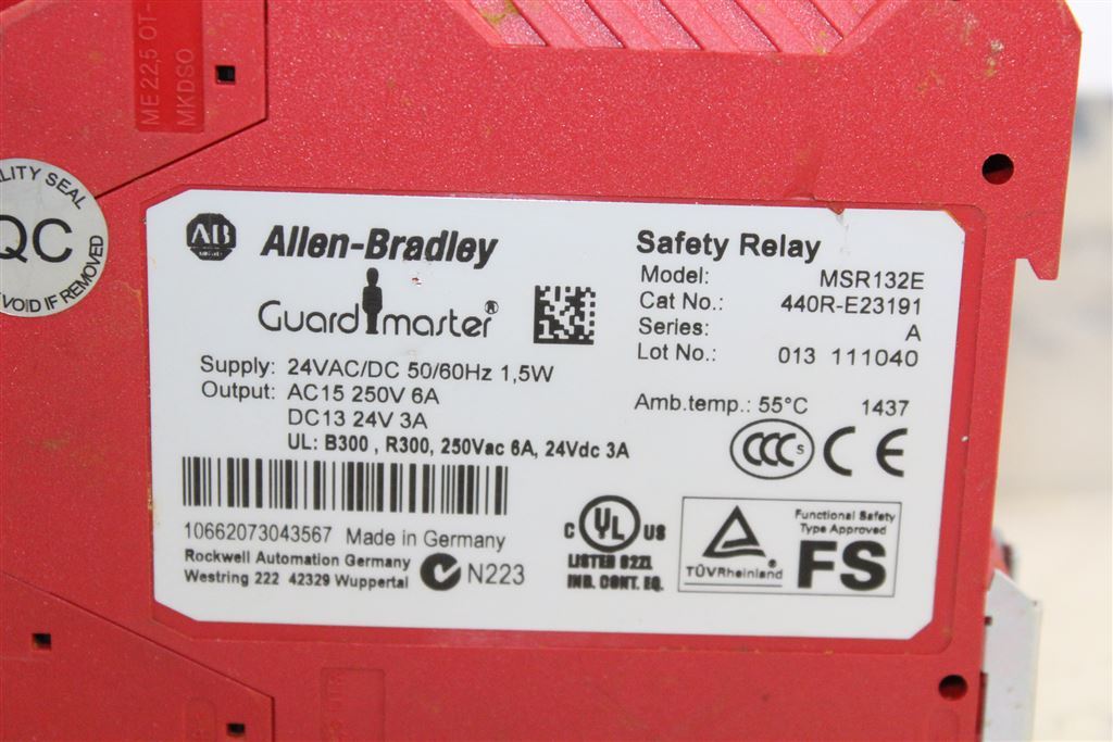 Allen Bradley MSR132E Safety Relay Sicherheitsrelais | eBay UK