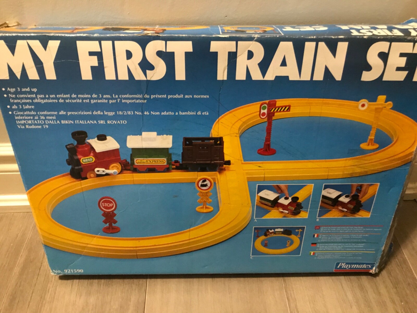 LI'L PLAYMATES MY FIRST TRAIN SET WINDUP ORIG BOX | eBay