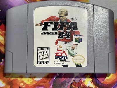 FIFA Soccer 64 Nintendo 64 N64 Original Authentic TESTED - FAST ...