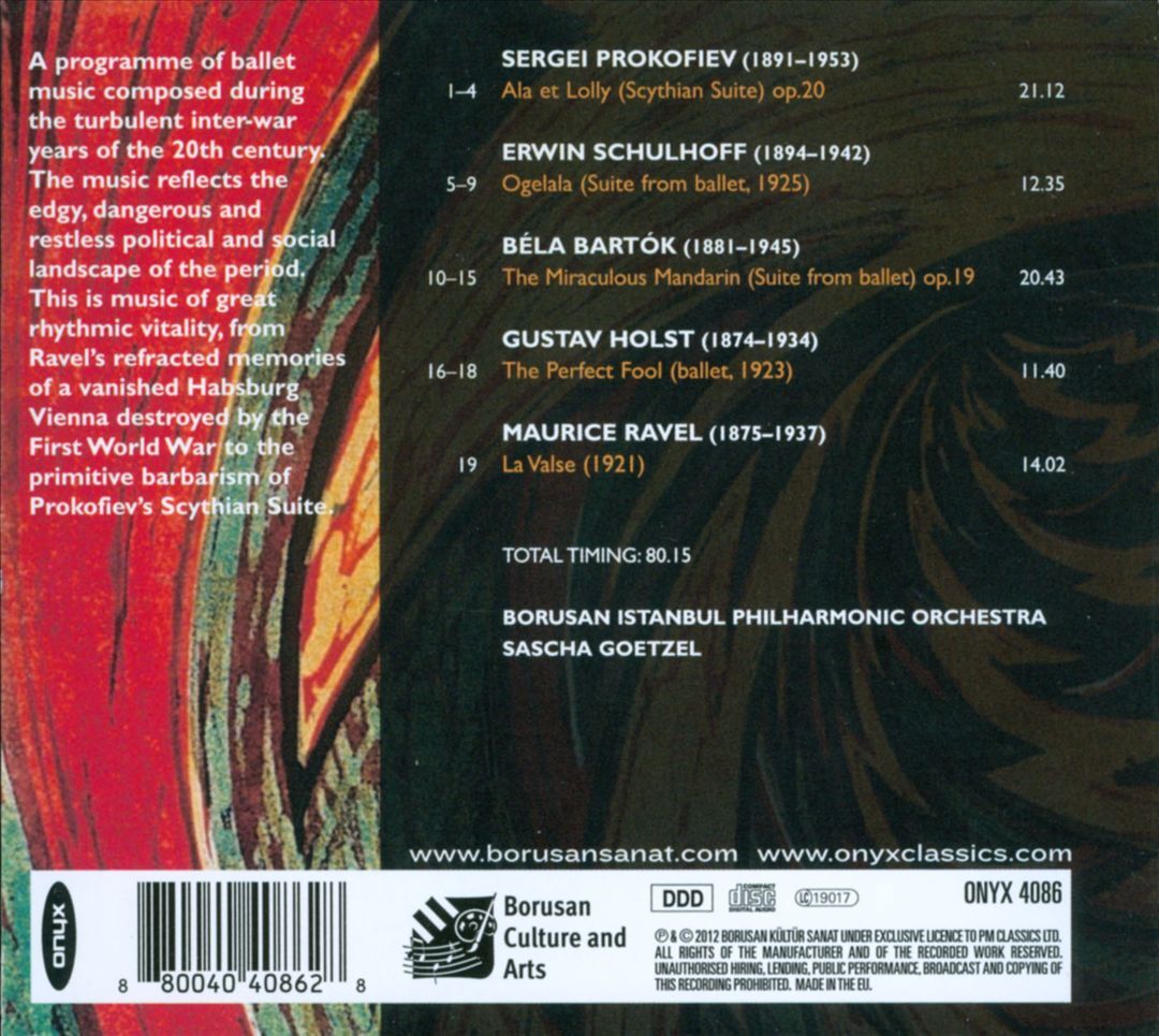 SASCHA GOETZEL / BORUSAN ISTANBUL PHILHARMONIC ORCHESTRA MUSIC FROM THE ...