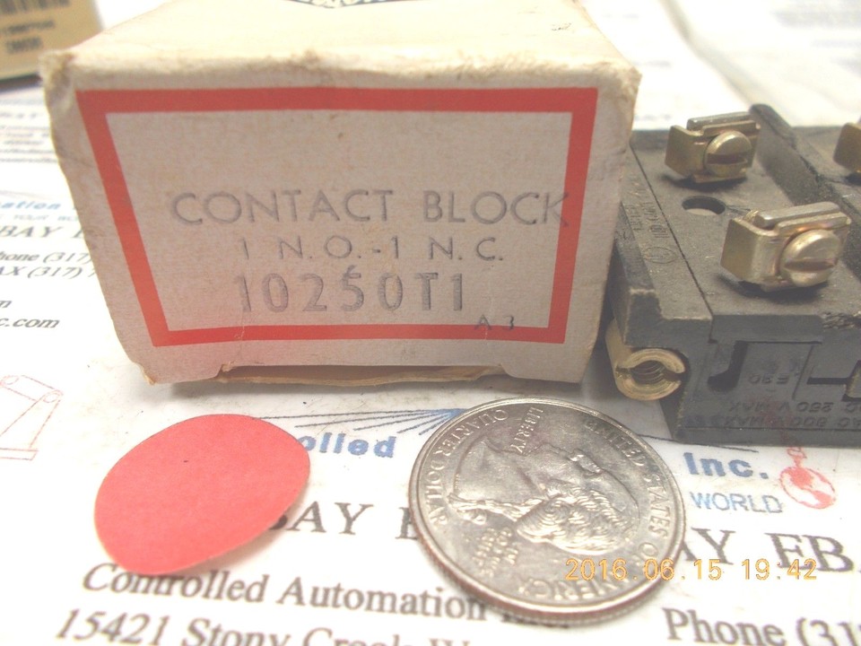 Cutler-Hammer/Eaton 10250T1 Contact Block | eBay
