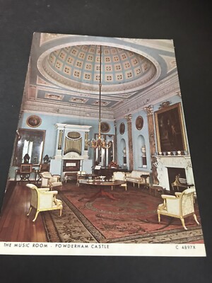 The Music Room. Powderham Castle. Exeter. Devon. Postcard | eBay