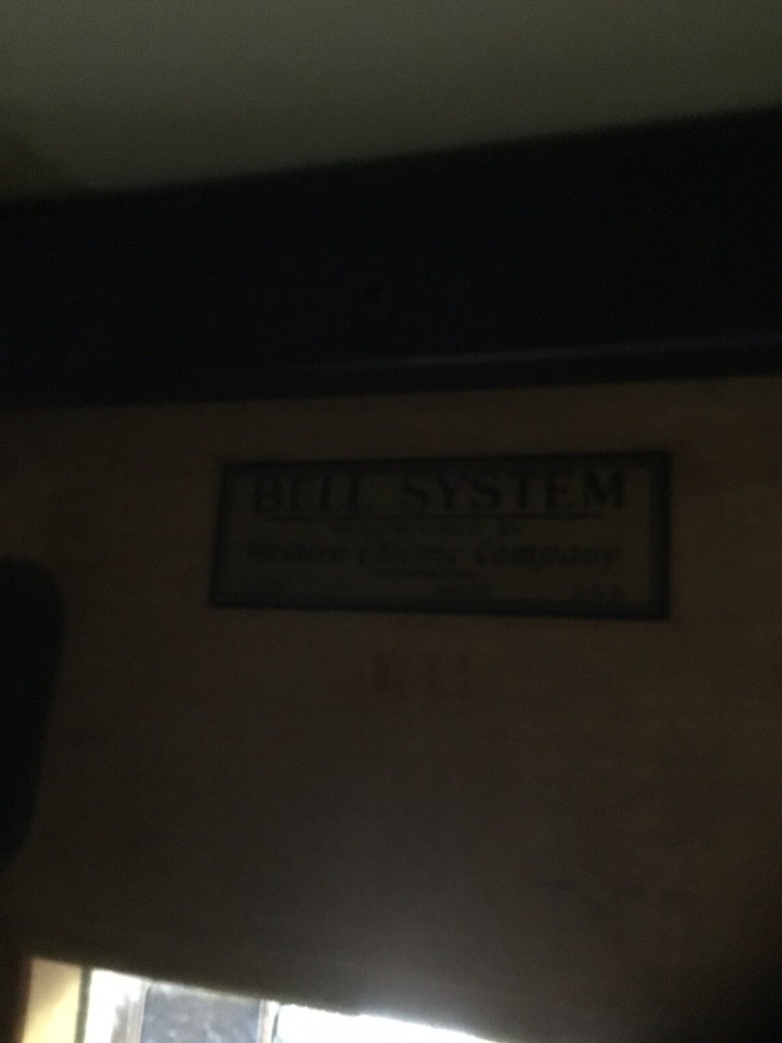 Rare Vintage 1950 Phone Booth Wood Bell System Western Electric All ...