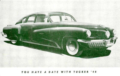 Vintage Postcard REPRODUCTION ANTIQUE AUTO, 1948 TUCKER Car - Brand New ...