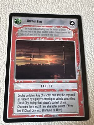 SWCCG: Weather Vane - Lightside Cloud City Star Wars CCG Decipher | eBay