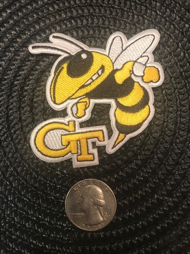 GT Georgia Tech Yellow Jackets Embroidered Iron On Patch 2.75” x 2.5 ...