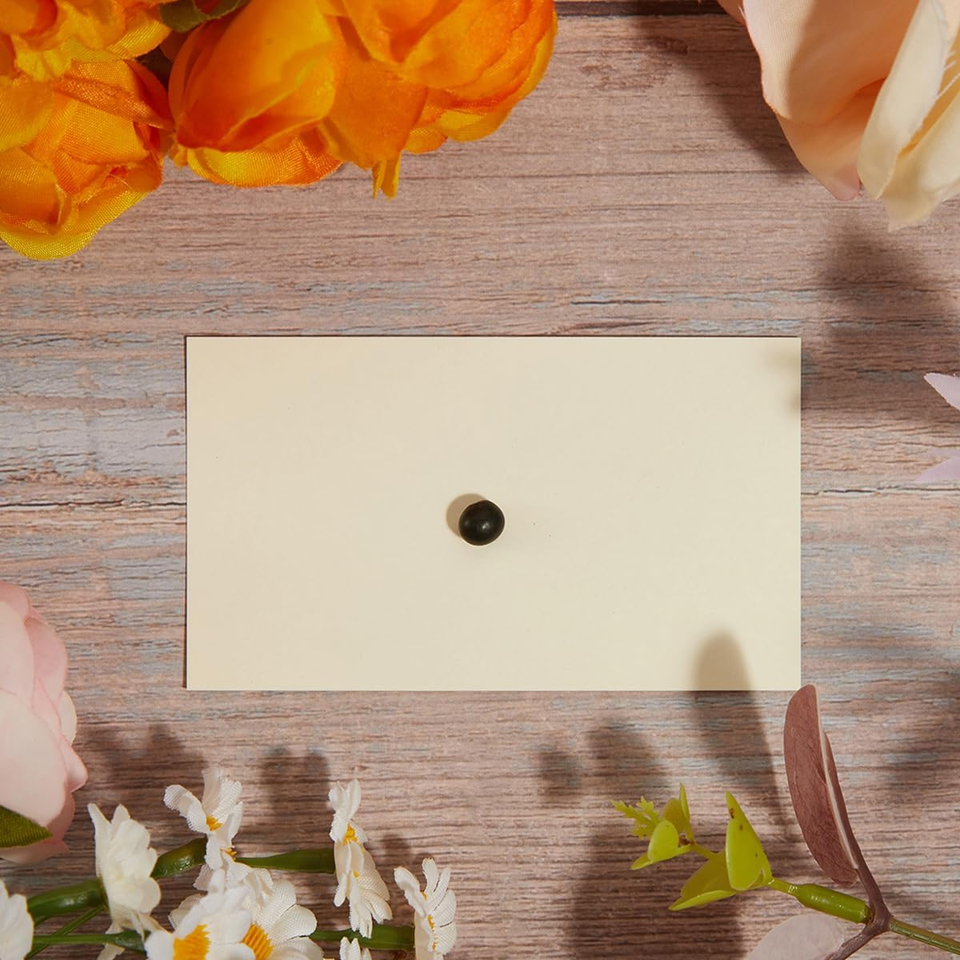 100 Pack Thick Paper Cardstock Blank Heavy Cards Stock for Invitations ...