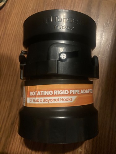 Rotating Rigid Pipe Adapter & Termination Adapter Combo for RV Waste ...