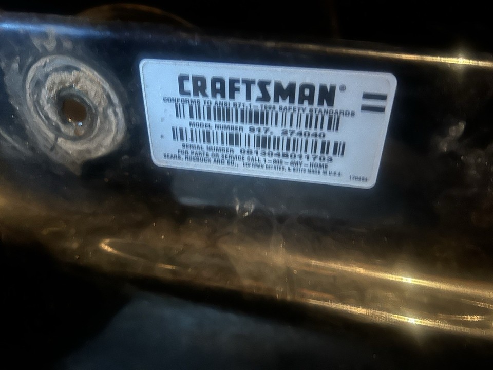 SEARS CRAFTSMAN HUSQVARNA POULAN MOWER FUEL TANK 179022 / 532179022 ...