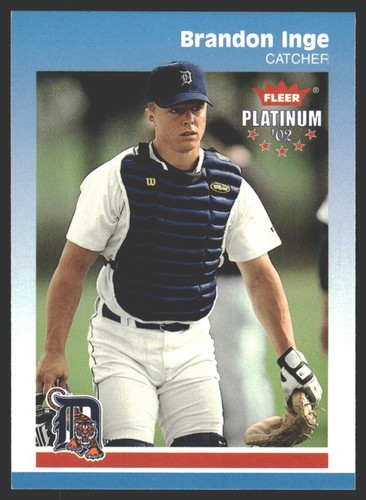 Brandon Inge #96 2002 Fleer Platinum Detroit Tigers | eBay