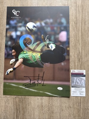 Rene Higuita Signed Colombia Photo: Iconic Scorpion Kick Autograph JSA ...