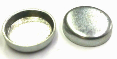 2 X 20mm CUP TYPE CORE FREEZE ENGINE BLOCK PLUGS ZINC PLATED ENGINE ...
