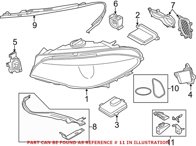 Genuine BMW OEM 63117343917 Repair Kit Headlight Left for sale online ...