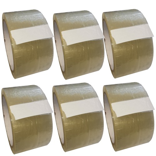 6 Rouleaux Ruban D'Emballage Bande Ruban 50mmx66m Transparent | eBay