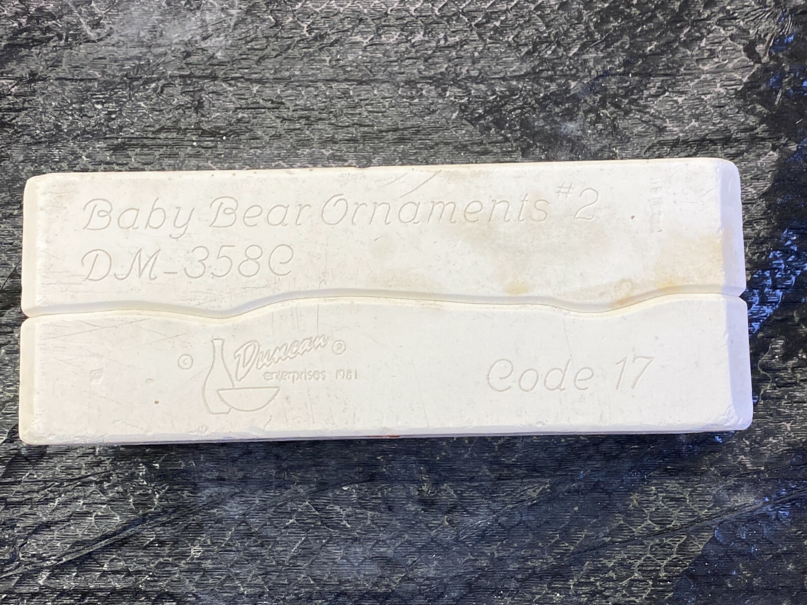 VINTAGE DUNCAN CERAMIC MOLD #DM-358-C BABY BEAR ORNAMENTS #2 | eBay