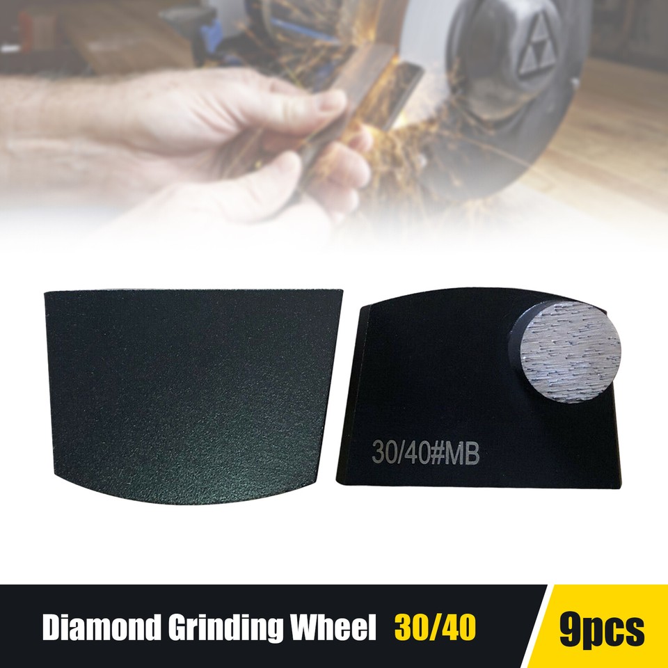 9Pcs Diamond Grinding Round Button Lavina Edco Floor Concrete Grinder ...