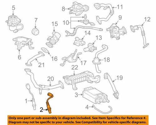 89465-36040 Toyota Sensor, oxygen no.2 8946536040, New Genuine OEM Part ...