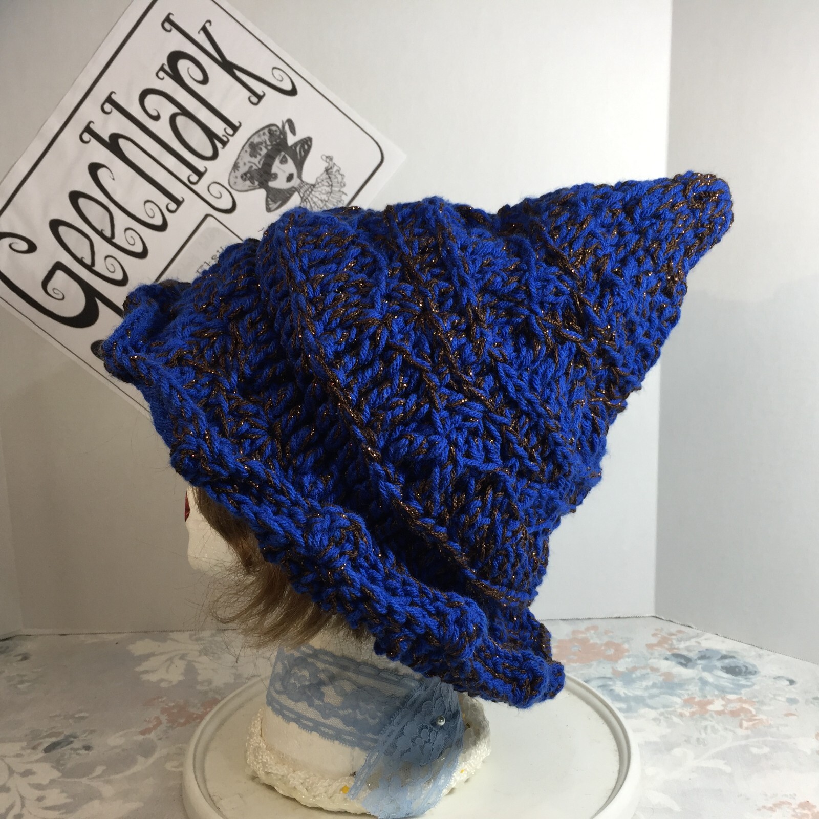 Hedge witch hat, wizard, elf, gnome, beanie, fairy cap, Geechlark 6444 ...