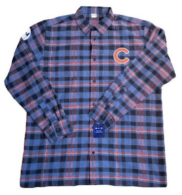 2025 Chicago Cubs Promotion Flannel Shirt Size XL With Free World ...