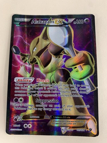 Alakazam EX 117/124 XY Fates Collide 2016 Full Art Pokémon Card TCG | eBay