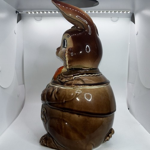 Vintage Royal Sealy Peter Rabbit Cookie Jar w/ Waistcoat 1950s Ceramic ...