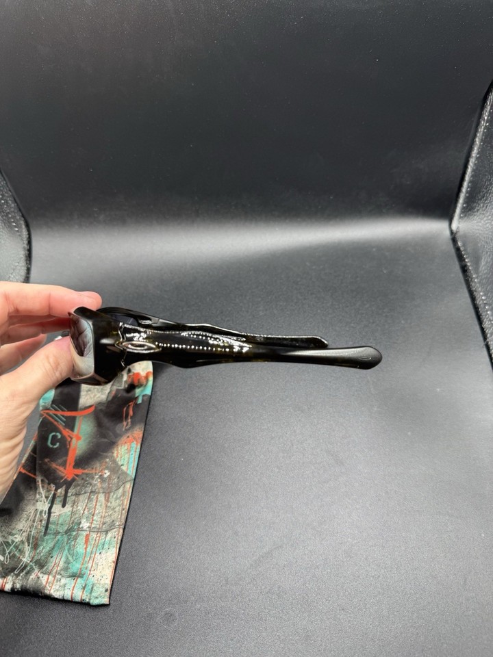 Oakley Monster Pup Olive Tortoise w/Jade Iridium Lenses 05-043 | eBay