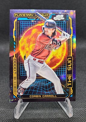 2023 Topps Cosmic Chrome Corbin Carroll Planetary Pursuit The Sun RC SP ...