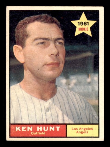 1961 Topps Baseball #156 Ken Hunt EX *e1 | eBay