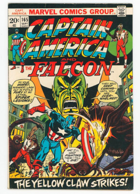 Captain America 165 cool Yellow Claw cover, decent copy, big axx ...