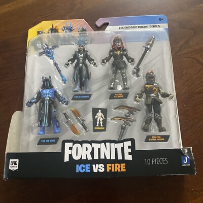 Fortnite Ice Vs Fire Figurines | eBay
