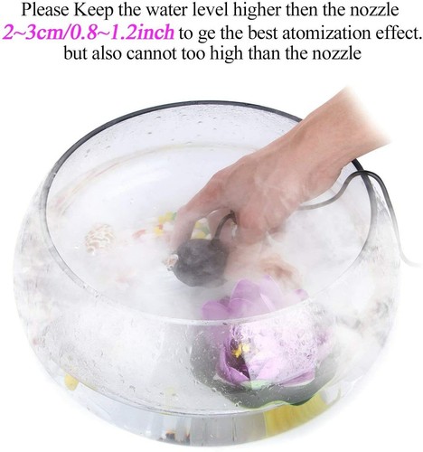 Ultrasonic Mist Maker Fogger Water Fountains Pond Fog Machine Air ...